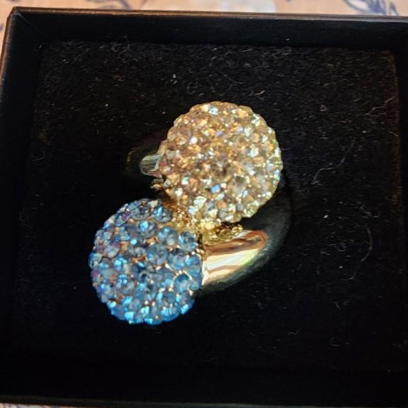 Joan Boyce | Jewelry | Joan Boyce Gold With Crystal Aquamarine Gold ...